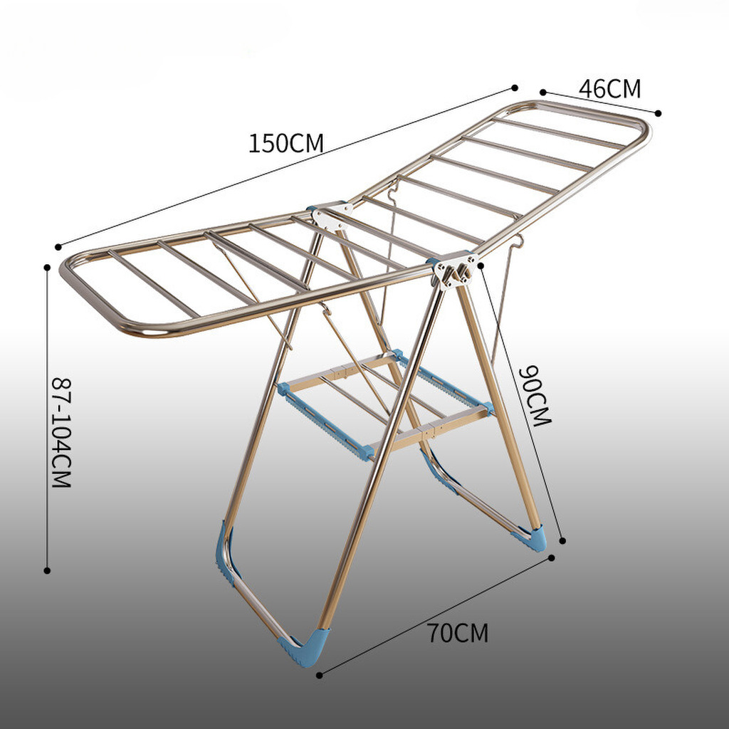 Αναδιπλούμενη Απλώστρα Ρούχων 3 επιπέδων 150cm X 46cm | Shopaholic